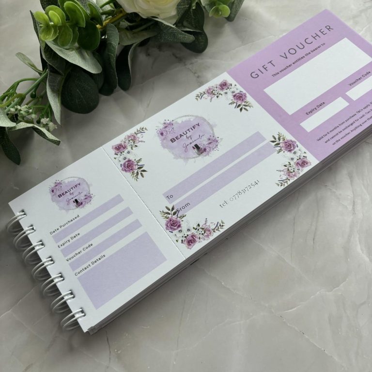 Gift Voucher Book - SR Creative Studio