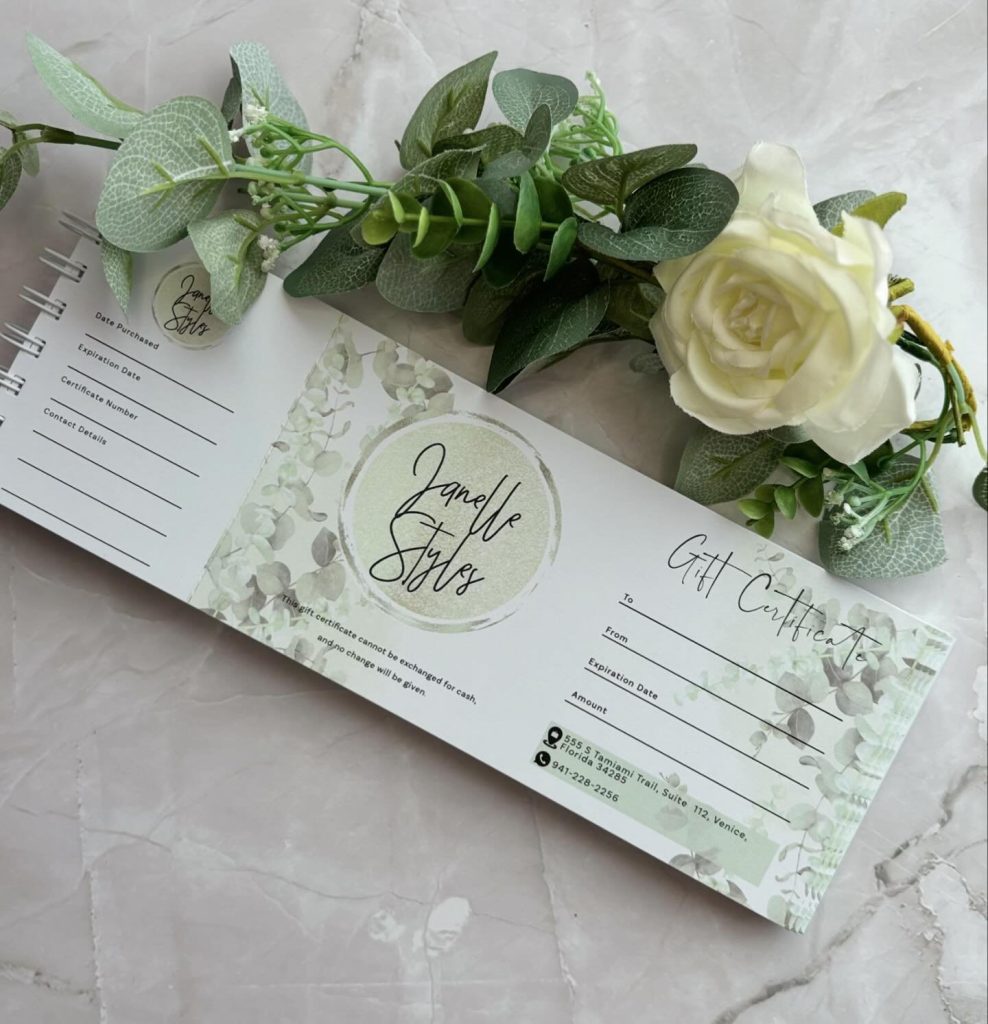 Gift Voucher Book - SR Creative Studio