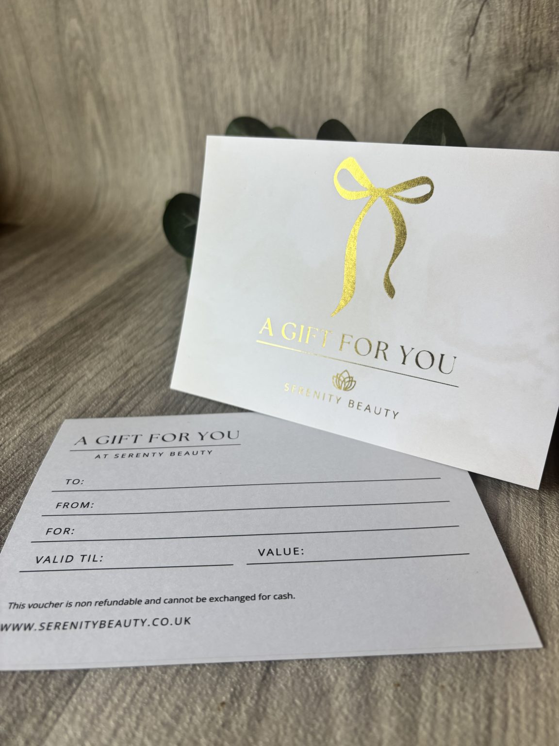 Loose Gift Vouchers - SR Creative Studio