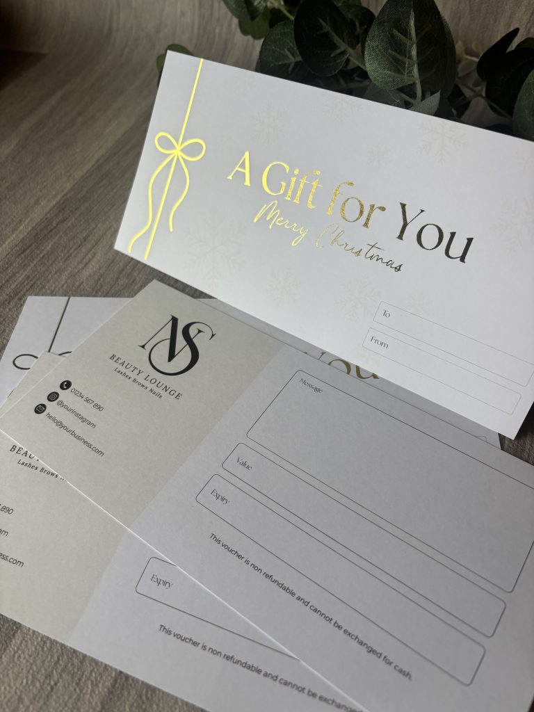 Loose Gift Vouchers - SR Creative Studio