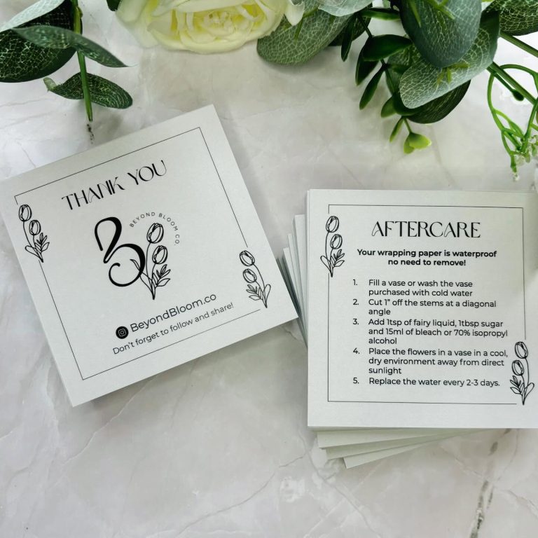 Thank You / Care Cards - SR Creative Studio